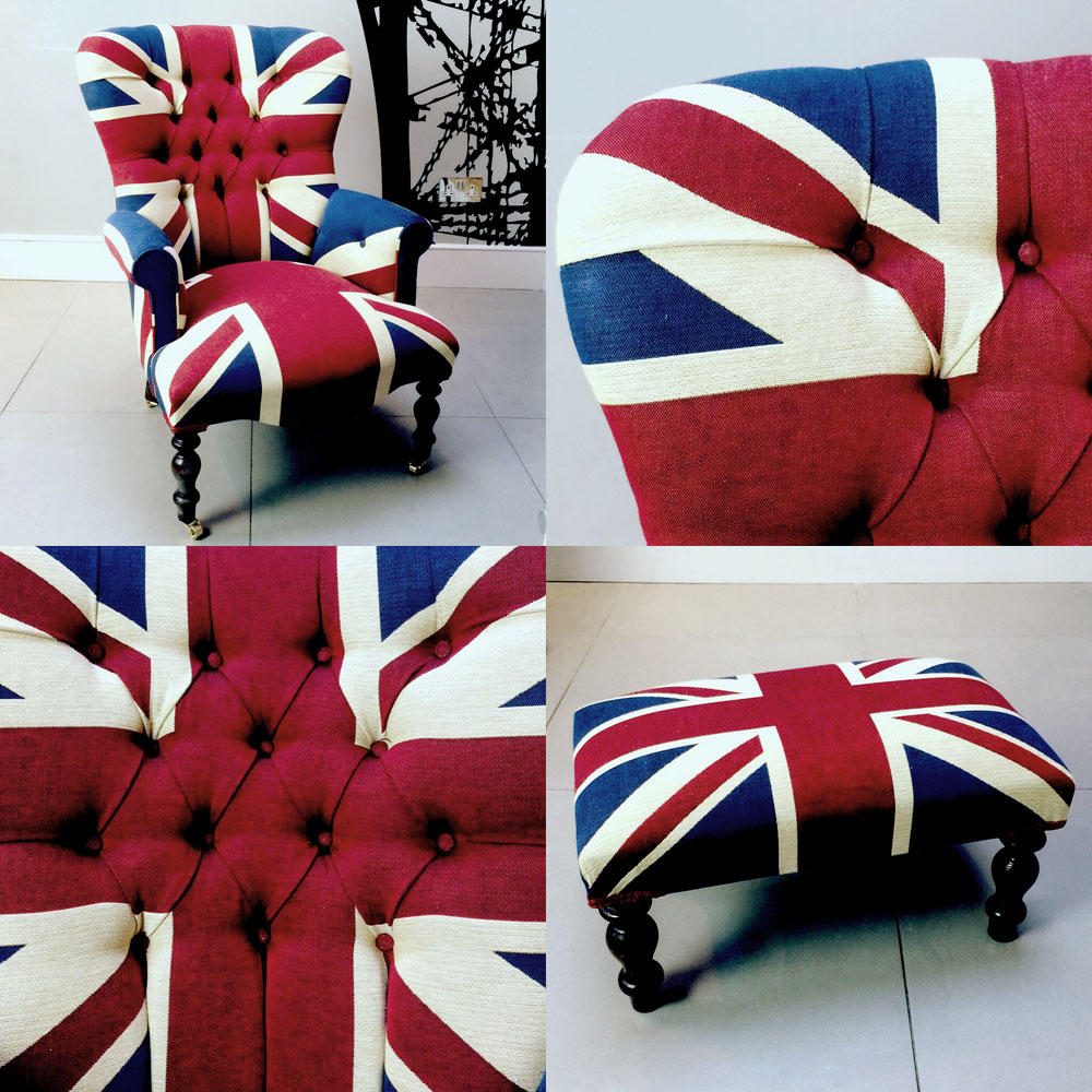 Rule Britannia! Union Jack Chair | NapoleonRockefeller – Vintage and ...