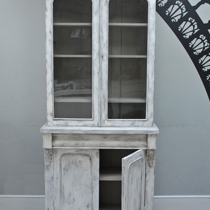 Stone Effect Painted Bookcase - SOLD | NapoleonRockefeller – Vintage ...