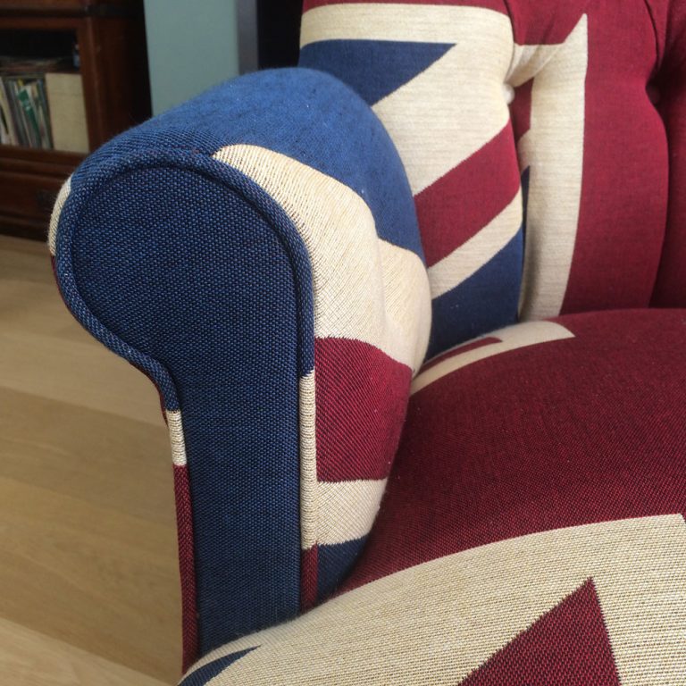 Winston Union Jack Chair | napoloeonrockefeller.com hand-crafted seating