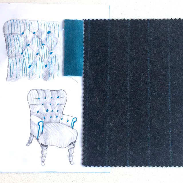 New Designs Afoot - Velvets & Pinstripe | NapoleonRockefeller – Vintage ...