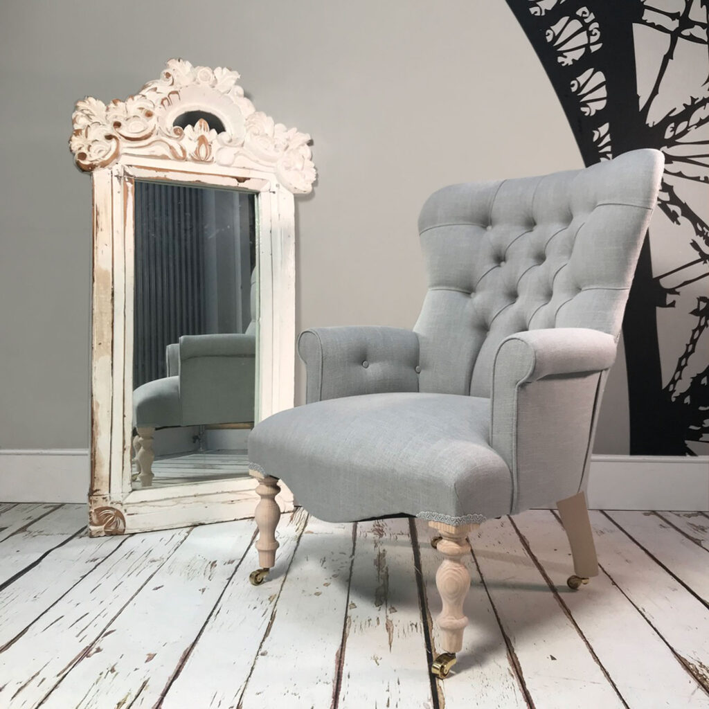 Darcy Grey Lounge Chair | NapoleonRockefeller – Vintage and retro ...