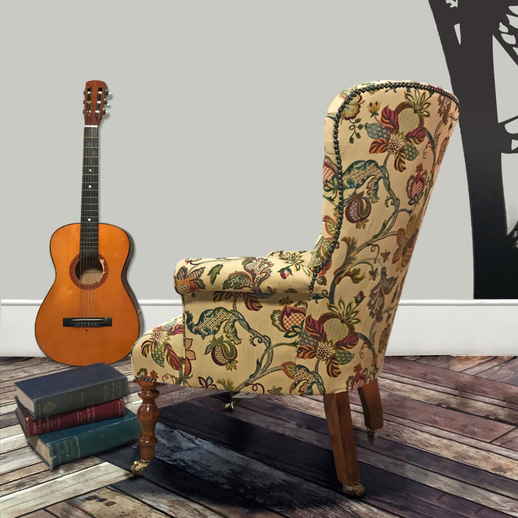 Morris Brocade Lounge Chair | NapoleonRockefeller – Vintage and retro ...