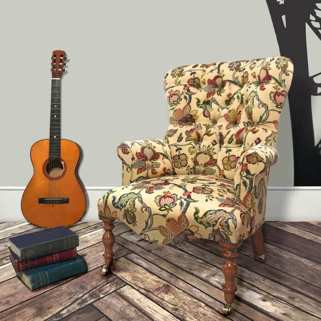 Morris Brocade Lounge Chair | NapoleonRockefeller – Vintage and retro ...